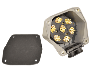 RECEPTACLE, 7-WAY w/BOX 28 PIN === 862