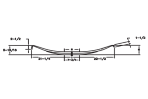 SPRING, 2 LEAF (326-00) HEIGHT: 5.25" === 521