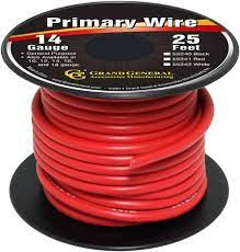 PRIMARY WIRE 14GA RED 25FT === 3910