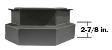 CORNER CAP, ROADSIDE - BEVELED === 5311