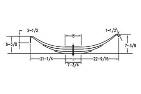 SPRING, 3 LEAF (ARCH: 1-1/2") === 4950