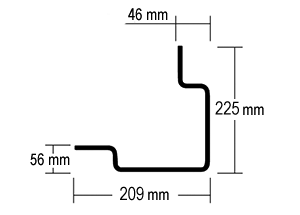 CORNER POST, 1/4" THICK x 106.3" TALL - US Trailer Parts & Supply, Inc.