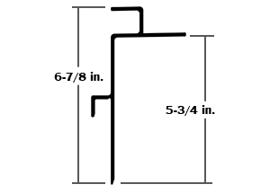 RAIL, TOP, 624.125" COMPOSITE PLATE === 23153