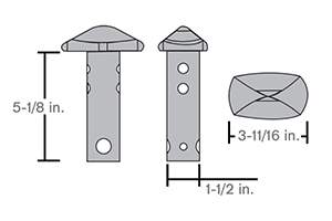 PIN, DROP-IN TWISTLOCK === 6429