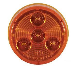 LIGHT, AMBER, LED, 2" ROUND, 4 DIODE === 27926