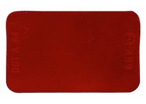REFLECTOR, RED, "SPITFIRE",2.75"x1.75 === 4828