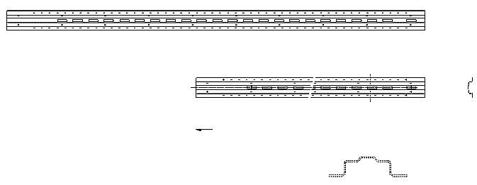 SIDE POST,LOGISTIC A-SLOT 108" === 7652