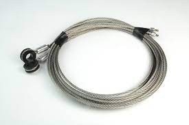 WHITING DOOR CABLE 125 " WHITE === 68
