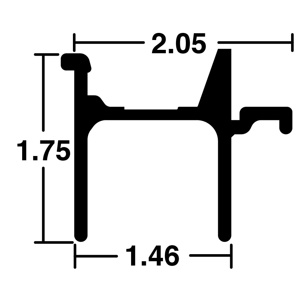 RAIL, TOP SIDE, UNIV LOWER (FULL RAIL 26 === 7637