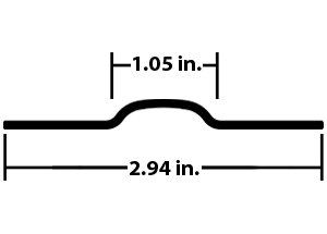 SIDE POST, INNER LOGISTIC, 110.37" === 13381