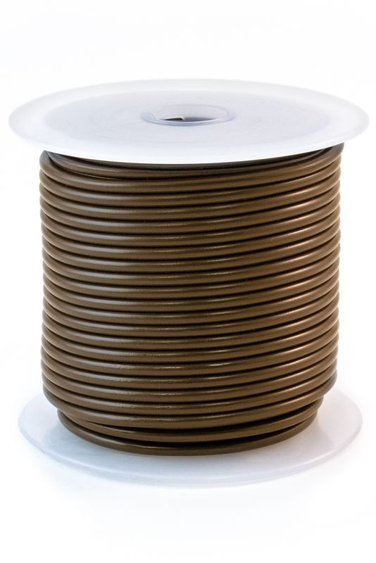 WIRE, 12ga. BROWN (100' ROLL) === 6366