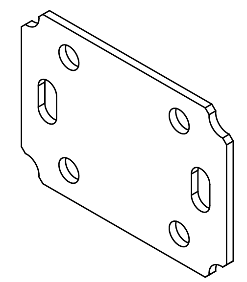 CLIP, CROSSMEMBER - FRUEHAUF STYLE === 1141