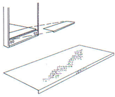 THRESHOLD PLATE, STEEL, 24" x 96 === 1646