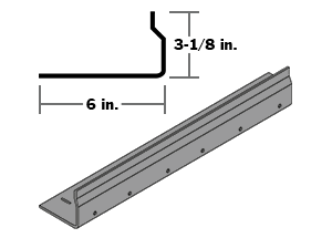 LIFT PAD, 10' LONG, UNIVERSAL,GALVANIZED === 57159