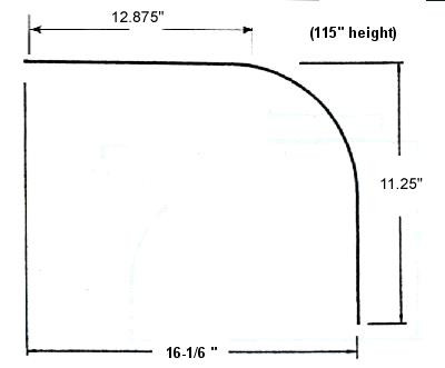 RADIUS PANEL WHITE (JONESBURRO) === 3281