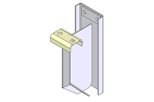 BUMPER UPRIGHT, UNIVERSAL - 17" === 36075