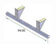 ICC BUMPER ASSY, (NO "S" TUBES) === 34915