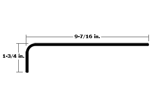 ANGLE NOSE RAIL NEW STYLE === 1697