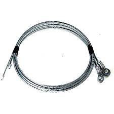 DOOR CABLE, (PAIR), 110" w/1/4" METL EYE === 5464