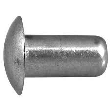 3/16" x 1/2" FULL BRAZ HARD RIVET === 1795