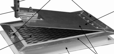 VENT, LARGE, MILL FINISH w/WELDED SCREEN === 28807