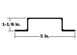 GREAT DANE ALUMINUM SIDE POST === 1354