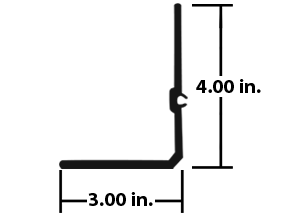 CORNER POST SQUARE -ALUMINUM === 5380