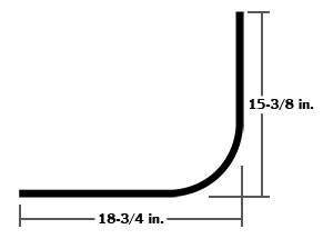 G/D RADIUS PANEL 6" RAD PPW "P" SERIES === 3541