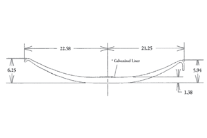SPRING, SINGLE LEAF LOW(ARCH: 4-5/8") === 2469