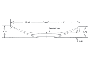 SPRING, 3 LEAF (356) (LOW ARCH: 3-5/8") === 2466
