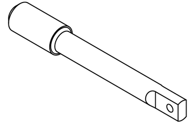 BOGIE SLIDING LOCK PIN 10-1/16" === 3173