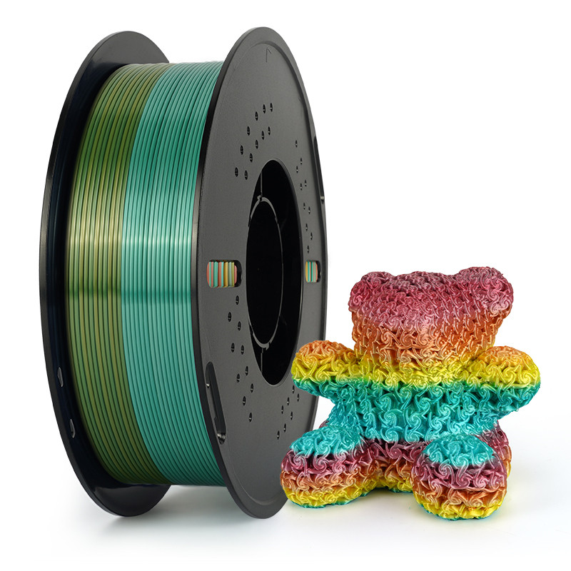 Silk PLA Rainbow Macaron 1kg