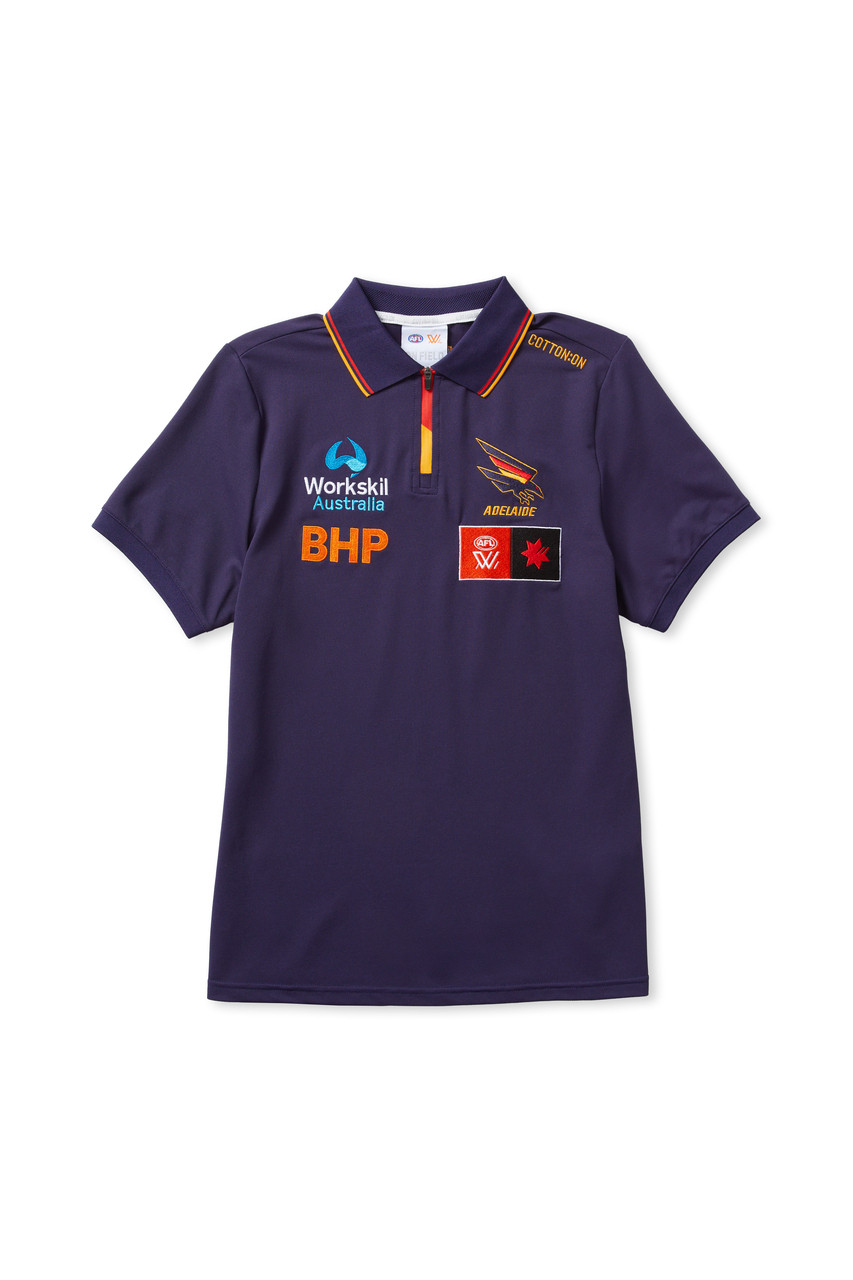 Adelaide Crows AFLW S10 Media Polo - Womens