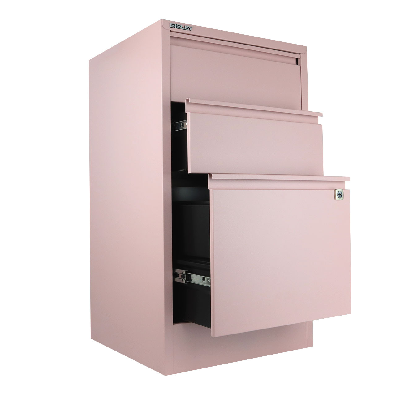 Bisley 3-Drawer Flush Front File Cabinet