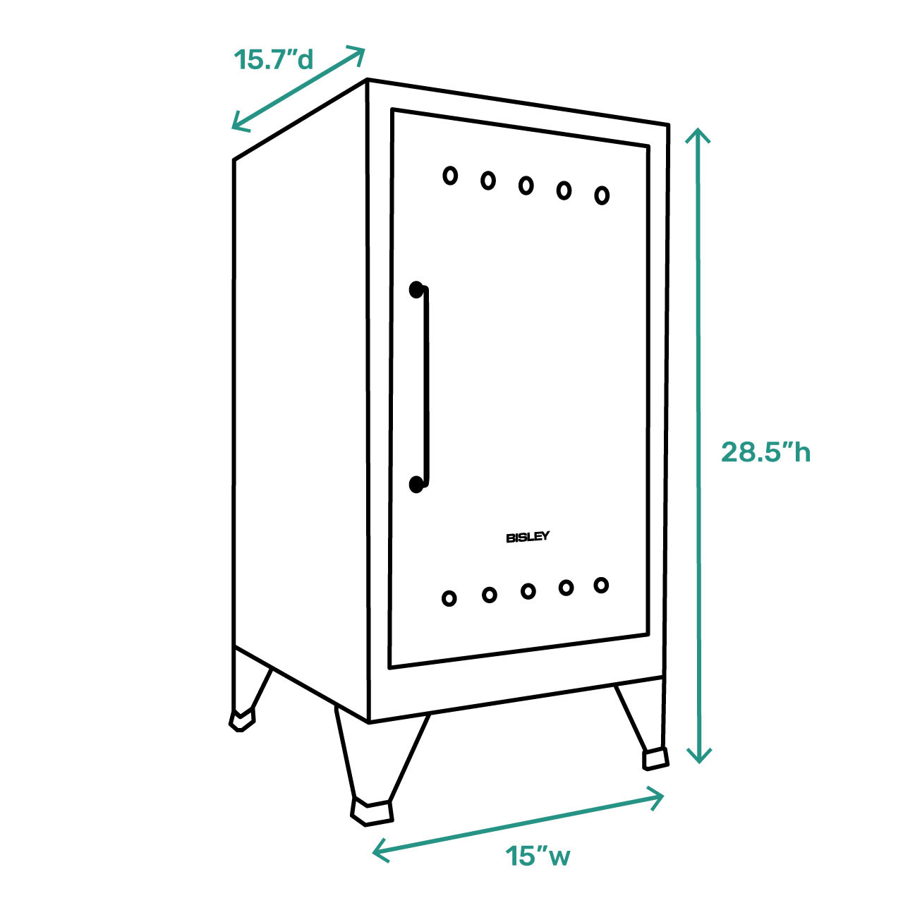 Bisley Fern Mini Locker Cabinet