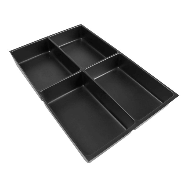 Bisley MultiDrawer Cabinet 4-Section Drawer Insert, 2"