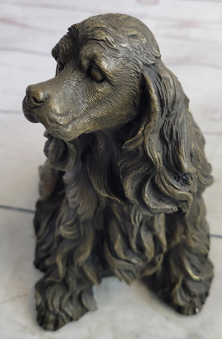 Cocker Spaniel Bronze Sculpture - Original Williams Sculpture - Animal ...