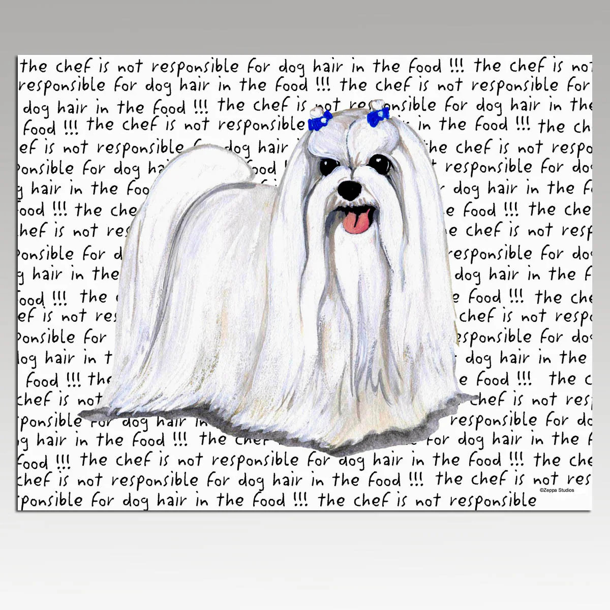Maltese Cutting Board | Dog Breed Cutting Boards | Dog Gift ...