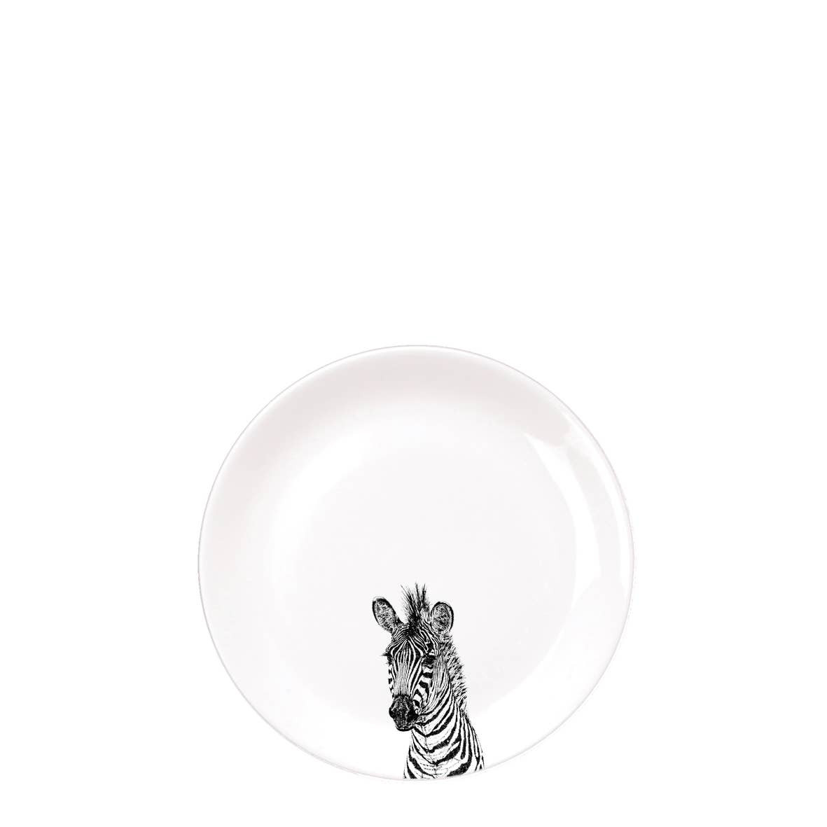 Zebra Dinner Plate - Animal Decor