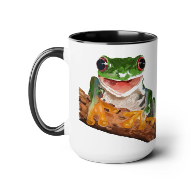 Tree Frog Mug - Animal Decor