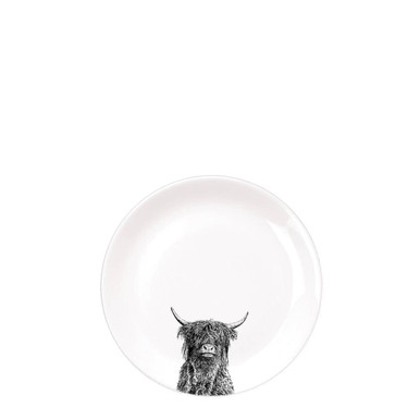 Highland Cow Dinner Plate - Animal Decor