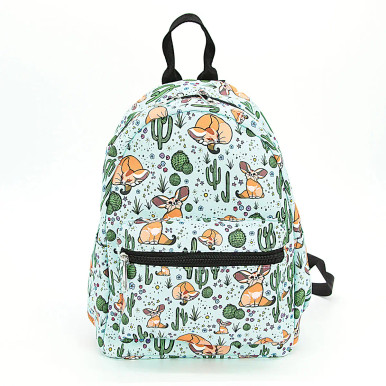Fennec Fox Mini Backpack - Animal Decor