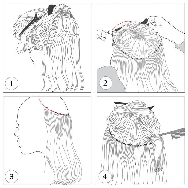 Balmain Hair Dress Human Hair (BA-EX-HHDR)