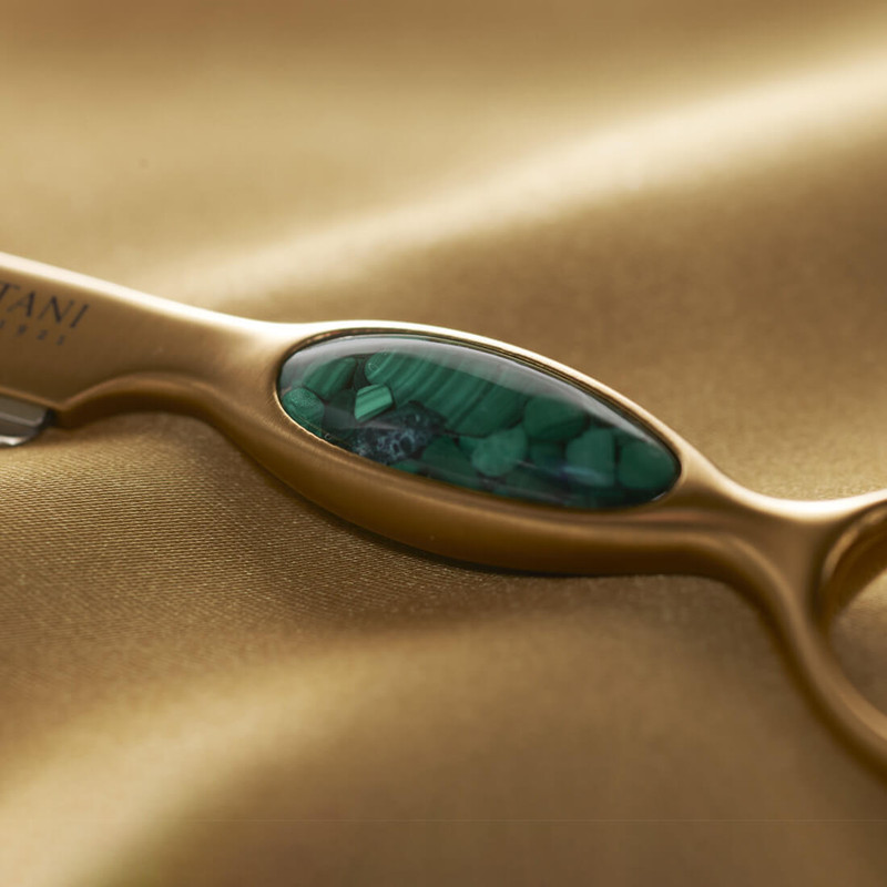 Mizutani Cosine mini MALACHITE Staygold