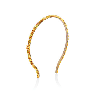 Balmain Gold Chain Small Headband FW23 - Professional Use