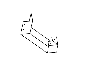 SHEERLINE® Gutter 90 Degree Internal Corner Brackets