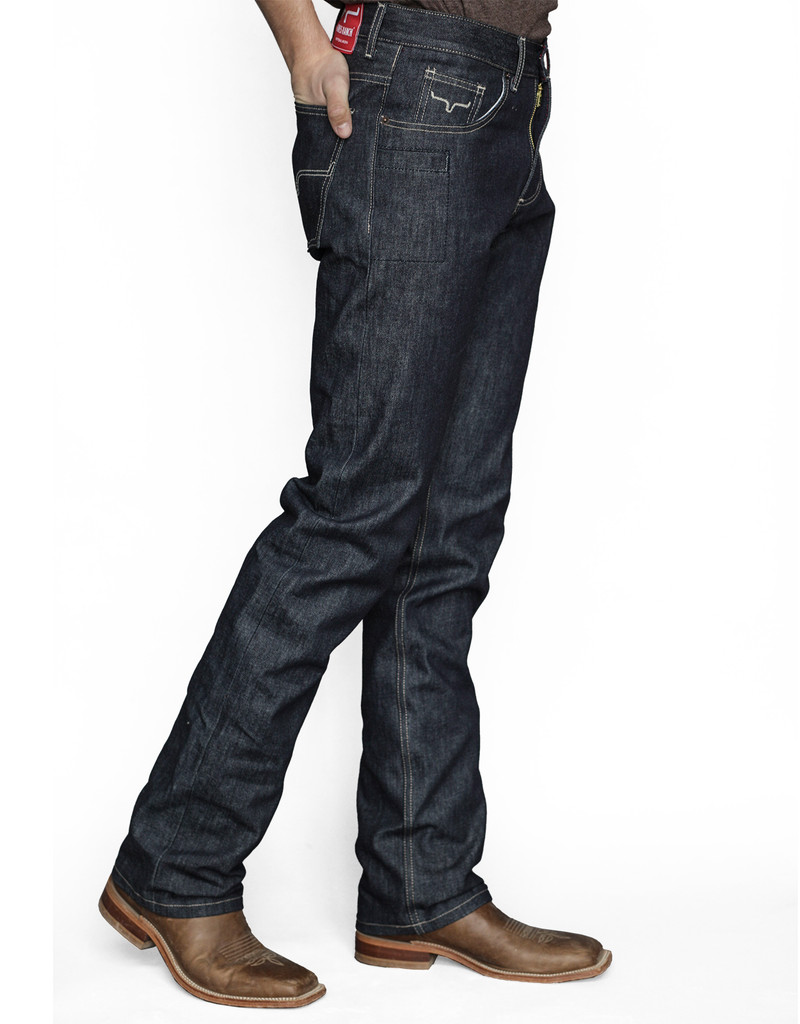 Kimes Ranch Men's Raw James Low Rise Straight Fit Straight Leg Jeans ...