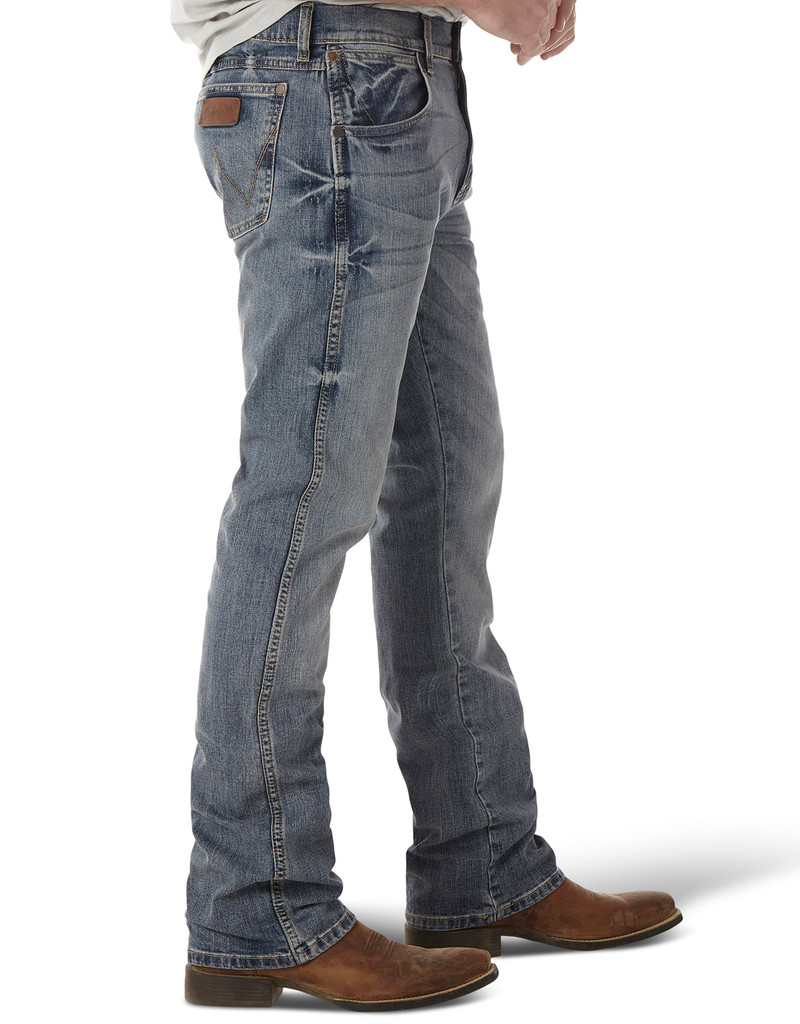 Wrangler Men's Retro Stretch Low Rise Slim Fit Boot Cut Jeans - Greeley - Langstons