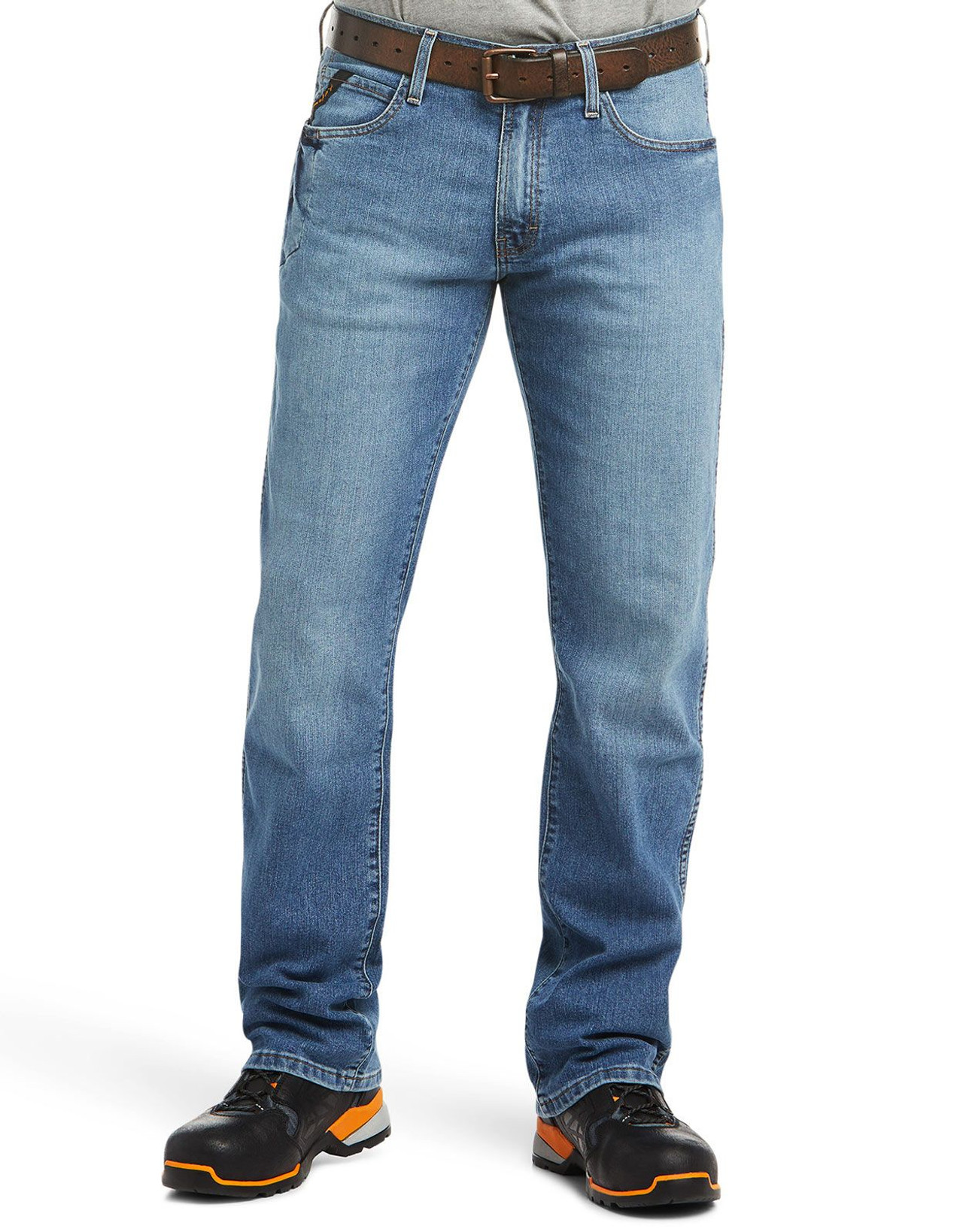 Ariat Mens Rebar M4 Durastretch Low Rise Relaxed Fit Basic Boot Cut