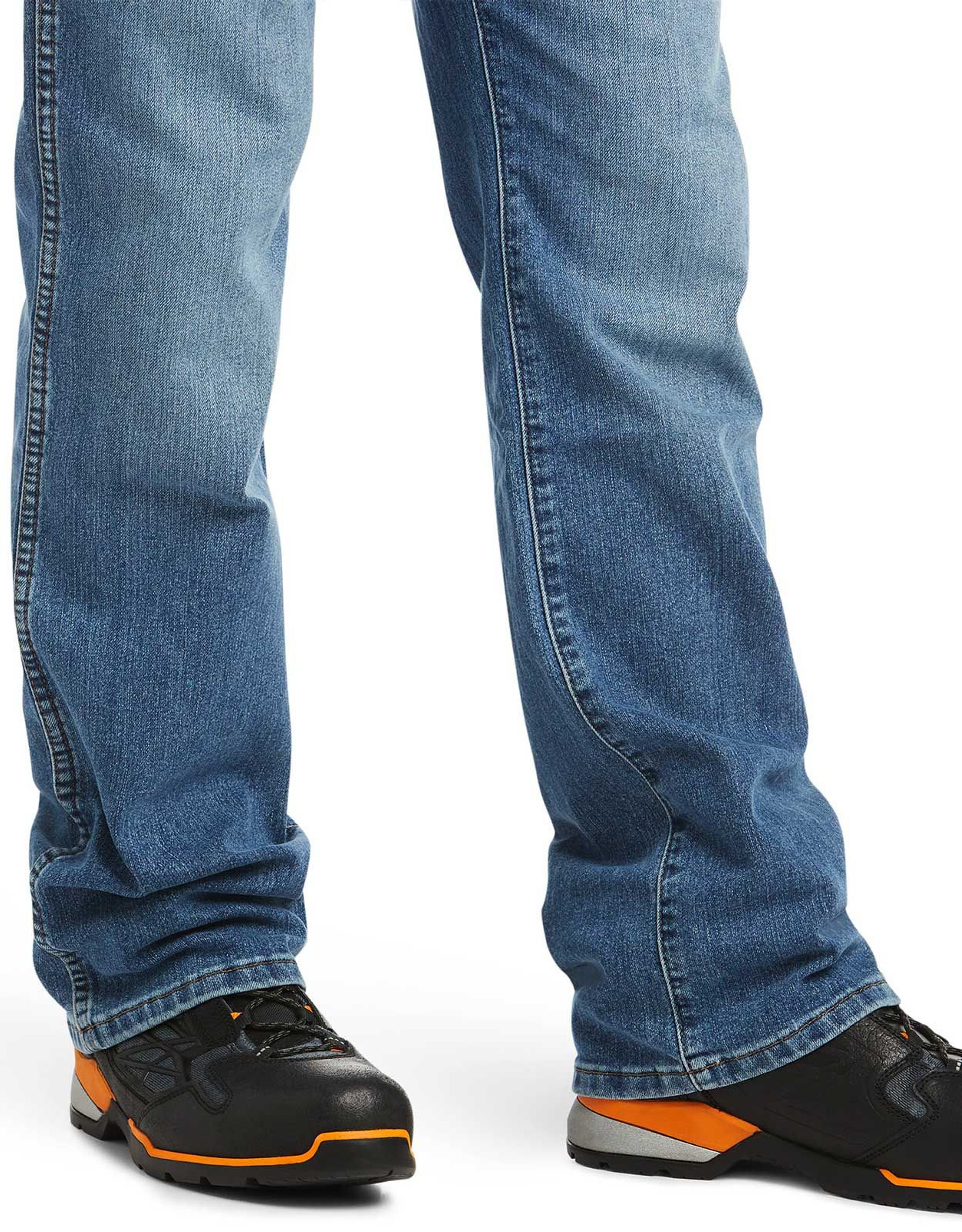Ariat Mens Rebar M4 Durastretch Low Rise Relaxed Fit Basic Boot Cut